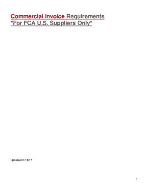 Fillable Online Commercial Invoice Requirements - Nordstrom Supplier ...