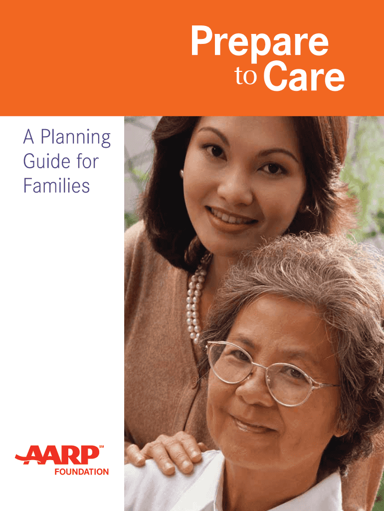 Fillable Online aarp A Planning Guide for Families - AARP Fax Email ...