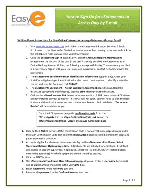 Fillable Online Instructions for signing up by email Opens a New Window. Fax Email Print - pdfFiller