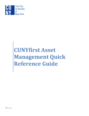 Fillable Online CUNYfirst Asset Fax Email Print - pdfFiller