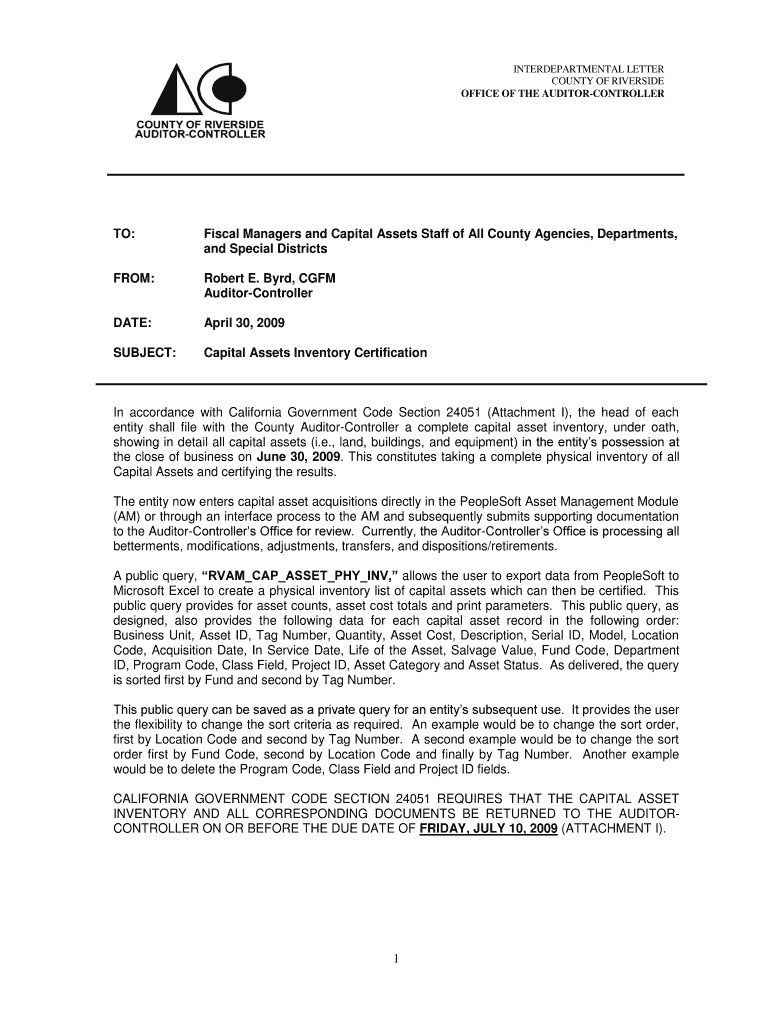 Fillable Online INTERDEPARTMENTAL LETTER Fax Email Print - pdfFiller