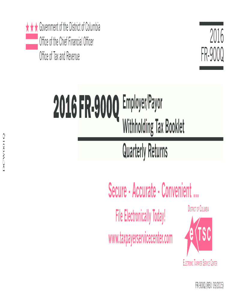 Fillable Online Quarterly Returns Fax Email Print - pdfFiller