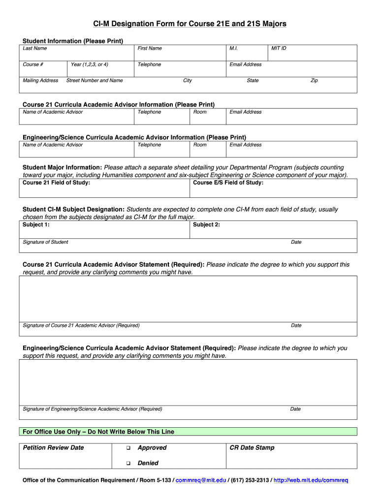 Fillable Online web mit 21E-21S CI-M form.docx - web mit Fax Email ...