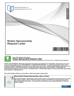 Fillable Online Rodeo Sponsorship Request Letter - mybooklibrary.com ...