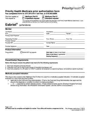 Fillable Online Medicare Prior Authorization Form. Request Medicare ...