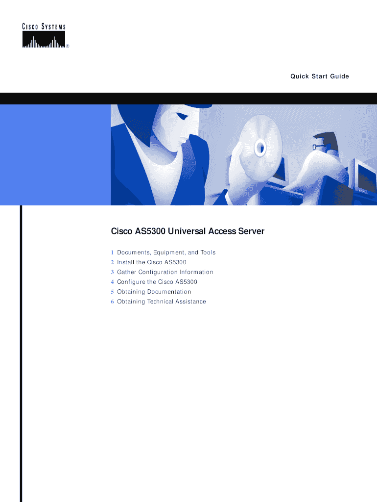Fillable Online Cisco AS5300 Universal Access Server Fax Email Print ...