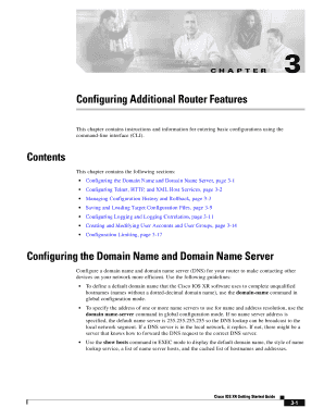 Fillable Online Configuring Additional Router Features Fax Email Print ...