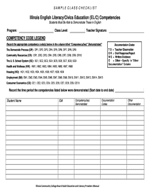 Fillable Online iccb Illinois English Literacy/Civics Education (EL/C ...