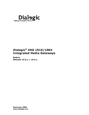 Fillable Online Integrated Media Gateways Fax Email Print - pdfFiller