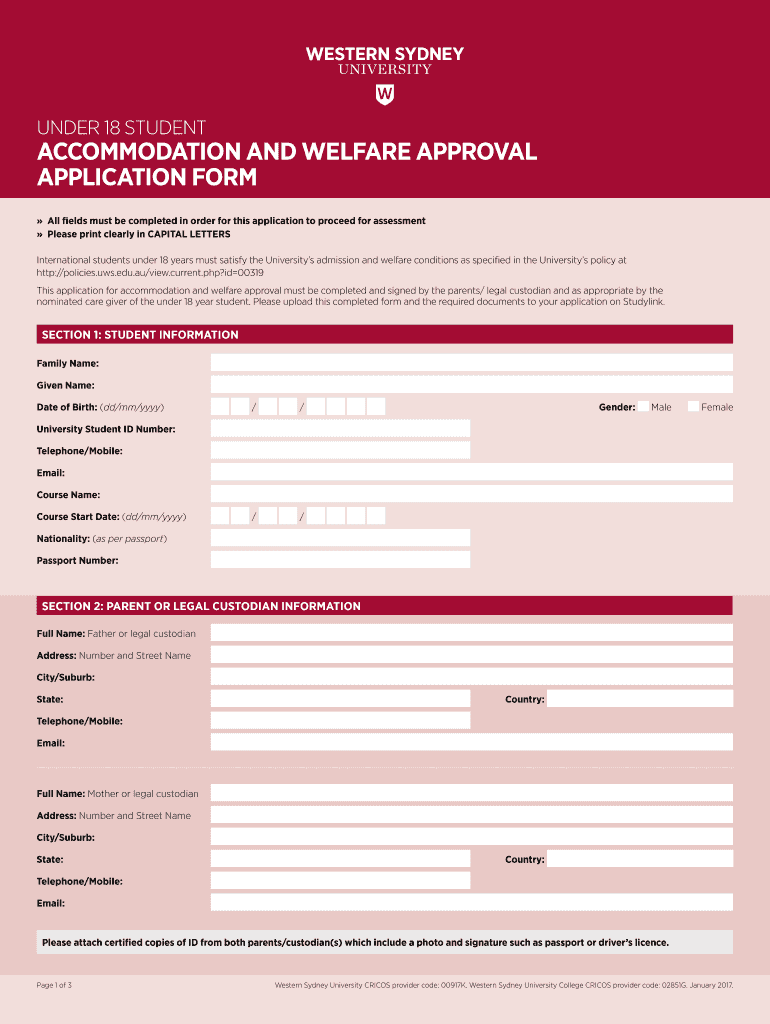 Fillable Online UNDER 18 STUDENT Fax Email Print - pdfFiller
