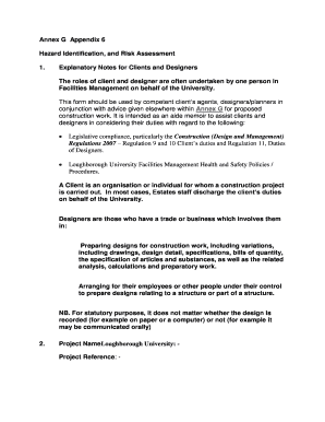 Fillable Online Annex G Appendix 6 Fax Email Print - pdfFiller