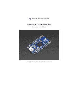 Adafruit Ft232h Breakout - Fill Online, Printable, Fillable, Blank ...