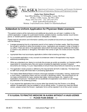 Fsmb Uniform Application - Fill Online, Printable, Fillable, Blank ...