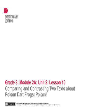 Fillable Online Grade 3: Module 2A: Unit 2: Lesson 10 Comparing and ...