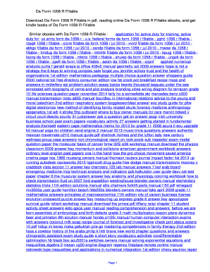 Fillable Online zdqus Da Form 1058 R Fillable. Da Form 1058 R Fillable ...