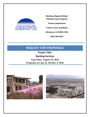 Fillable Online REQUEST FOR PROPOSALS - mrwpca.org Fax Email Print ...