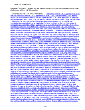 Fillable Online rnflo Form 130 U Instructions. Form 130 U Instructions ...