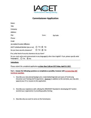 Fillable Online iacet Title: - iacet Fax Email Print - pdfFiller