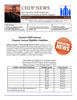 Fillable Online sfdph San Francisco Child Health and Disability ...