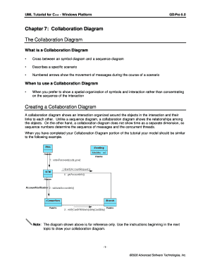 Fillable Online UML Tutorial for C++ - Windows Platform Fax Email Print ...