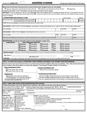 Fillable Online dmv ny Change your address online at dmv Fax Email ...
