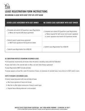 Fillable Online LEASE REGISTRATION FORM INSTRUCTIONS Fax Email Print ...