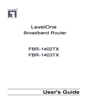 Fillable Online Broadband Router. User Guide Fax Email Print - pdfFiller