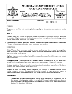 Fillable Online EXECUTION OF CRIMINAL Fax Email Print - pdfFiller