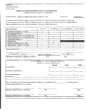 Fillable Online FORM MDHS-SGCC-I011 Fax Email Print - pdfFiller