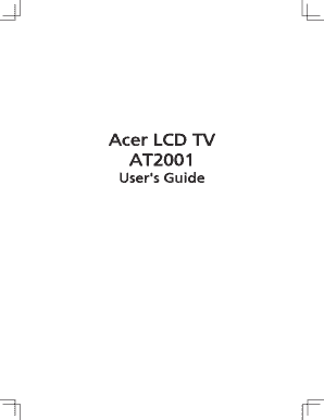 Fillable Online 028 ACER MUNUAL-20LCD-TV E-acer US.doc Fax Email Print ...