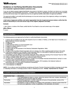 Fillable Online Guidance on Certifying Identification Documents Fax ...