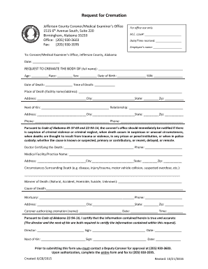 Fillable Online jeffconline jccal Request for Cremation - jeffconline ...