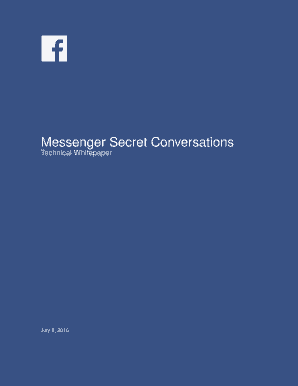 Fillable Online Messenger Secret Conversations Fax Email Print - pdfFiller