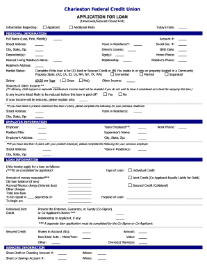 Fillable Online cfcuwv virtualcu Charleston Federal Credit Union ...