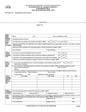 Fillable Online FORM NEW HAMPSHIRE DEPARTMENT OF REVENUE ADMINISTRATION ...