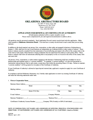 Fillable Online informal complaint against an abstract company - OK.gov ...