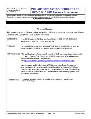 Fillable Online tricare MMSO Medical Eligibility Worksheet. Worksheet ...