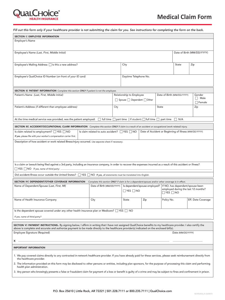 Fillable Online Fill out this form only if your healthcare provider is ...
