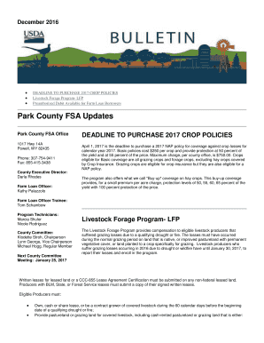 Fillable Online Livestock Forage Program- LFP Fax Email Print - pdfFiller