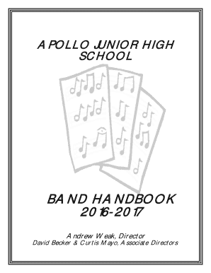 Fillable Online apolloband APOLLO JUNIOR HIGH - apolloband Fax Email ...