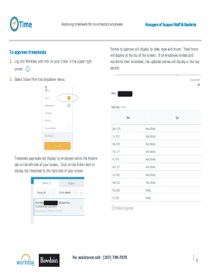 Fillable Online Approving timesheets for non-timeclock employees Fax Email Print - pdfFiller