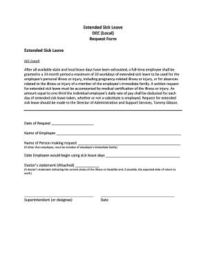 Fillable Online grisd Extended Sick Leave - grisd Fax Email Print ...
