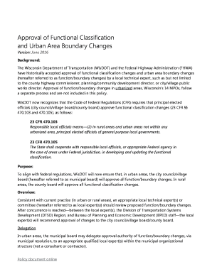 Fillable Online ftp dot wi Functional Classification and Boundary ...