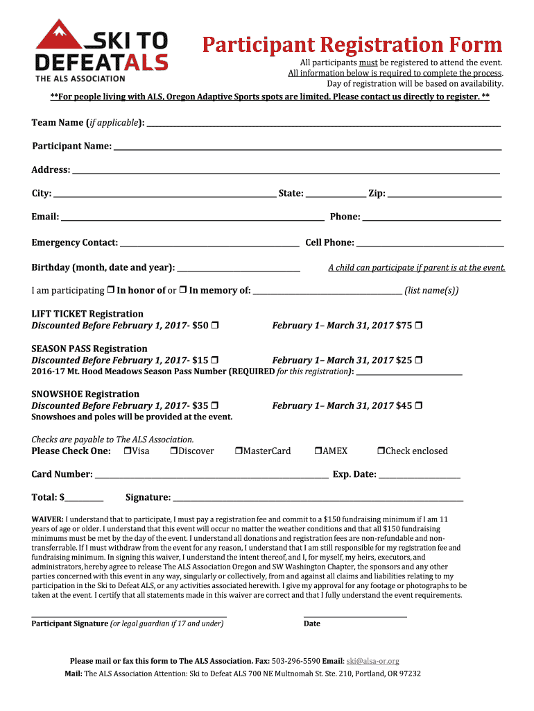 Fillable Online web alsa Printable registration form - ALS Association ...