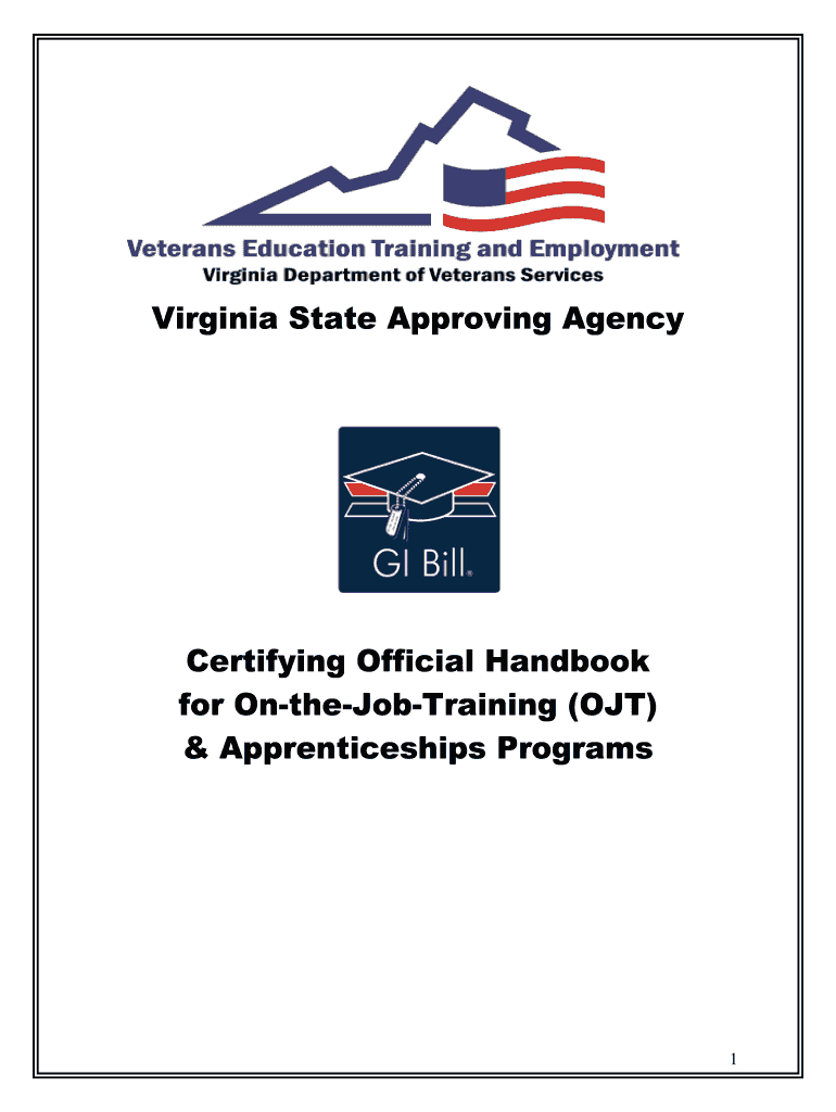 Fillable Online dvs virginia Virginia State Approving Agency - dvs ...