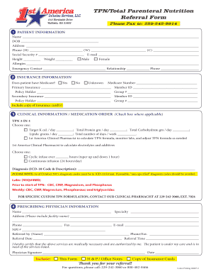 Fillable Online GEHA Authorization Form: Total Parenteral Nutrition ...