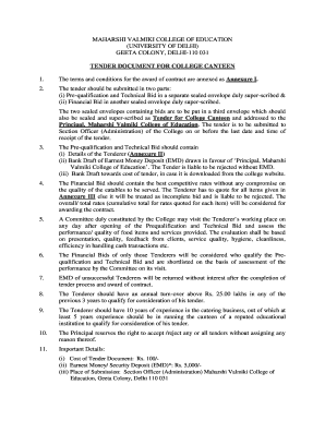 Fillable Online mvce ac college canteen - Maharshi Valmiki College Of ...