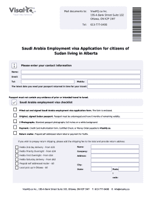 Fillable Online saudi-arabia visahq Mail documents to: - saudi-arabia visahq Fax Email Print ...