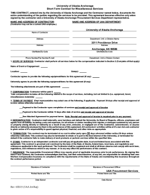 Fillable Online uaa alaska Short Form Misc - uaa alaska Fax Email Print ...