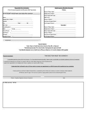 Fillable Online Responsible Party Information: Fax Email Print - pdfFiller